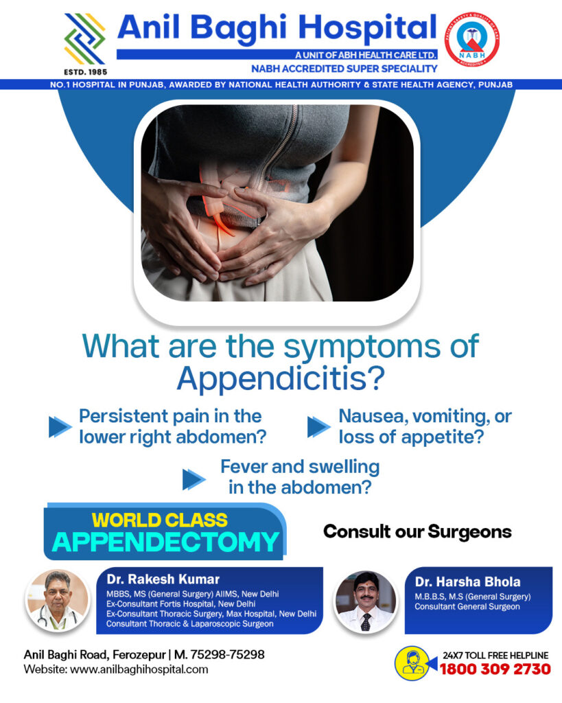 Appendicitis: Symptoms, Causes, and Advanced Treatment Options - Anil ...