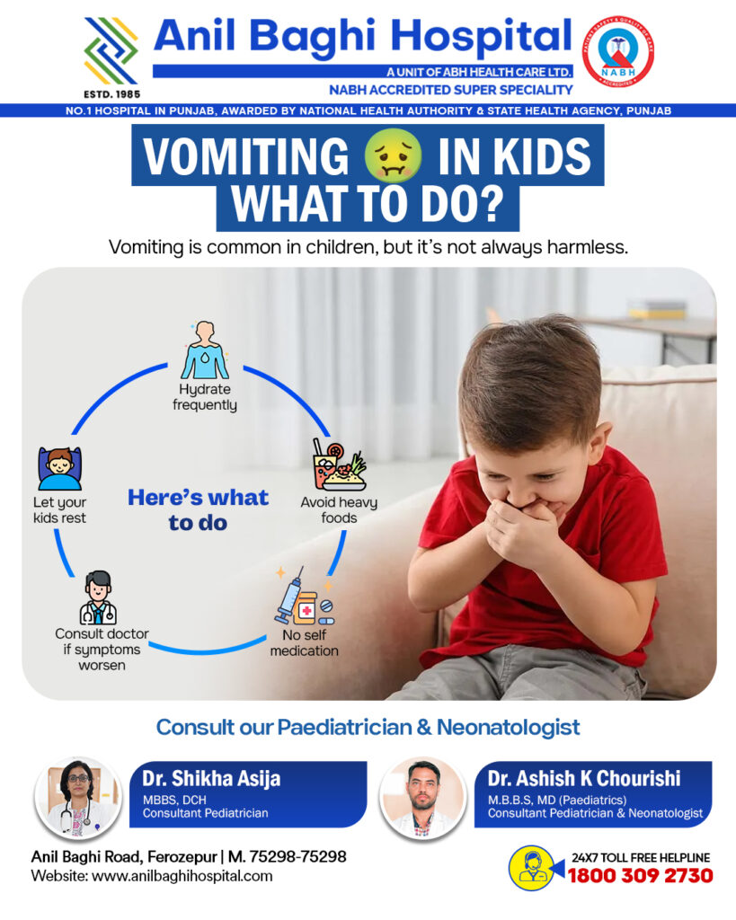 Vomiting in Kids: Causes, Risks & When to See a Doctor - Anil Baghi ...